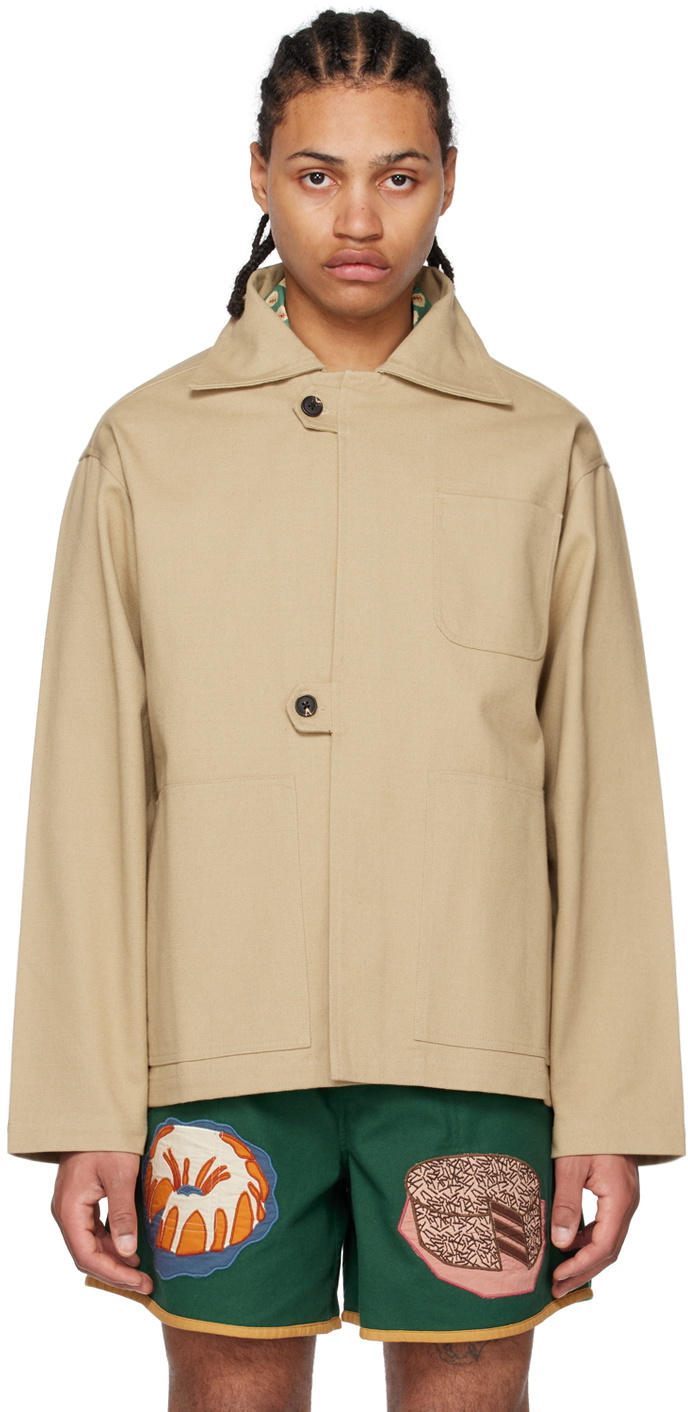 Bode Beige Tab Jacket Bode