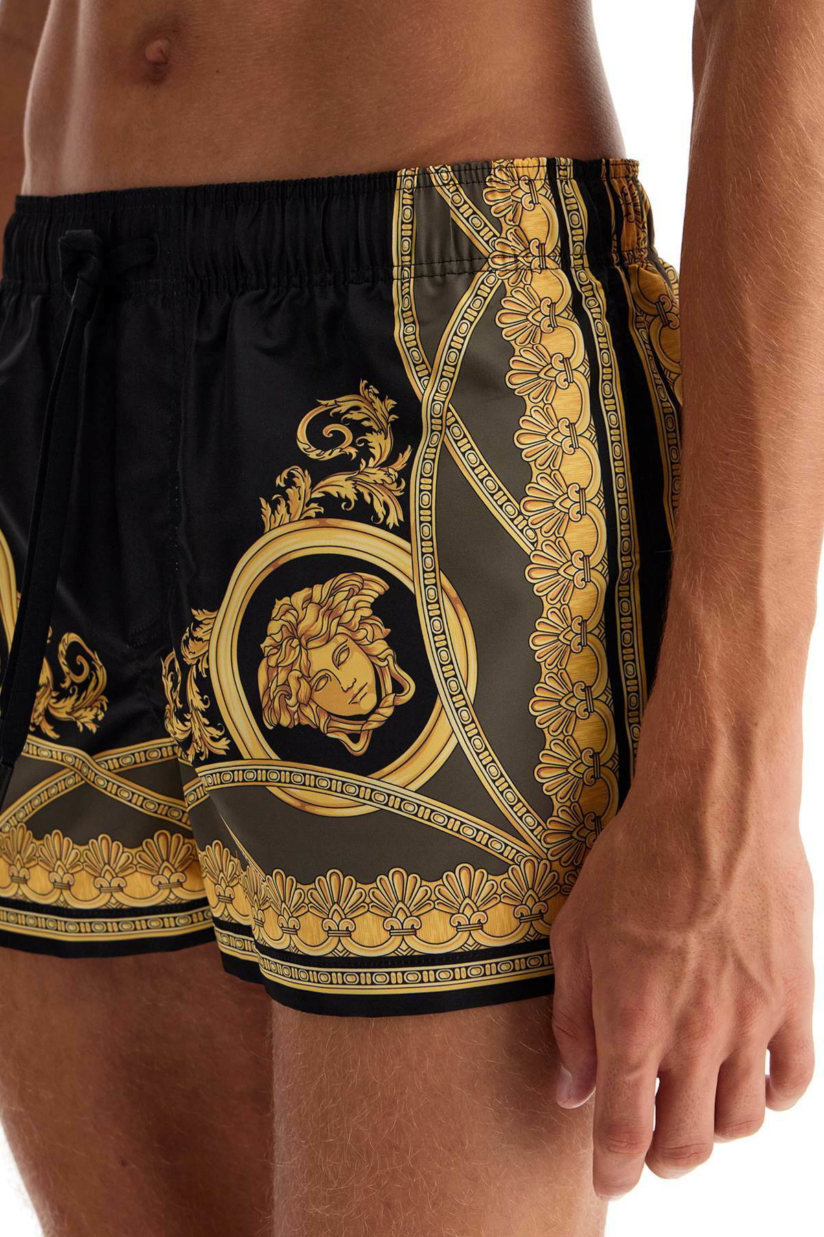 VERSACE "men's swim trunks 'the Black Versace