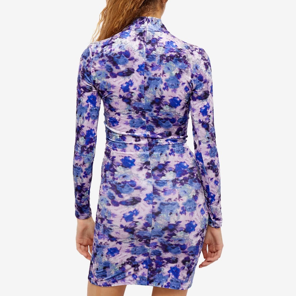 Isabel Marant Women's Gram Printed Velvet Mini Dress in Purple Isabel ...