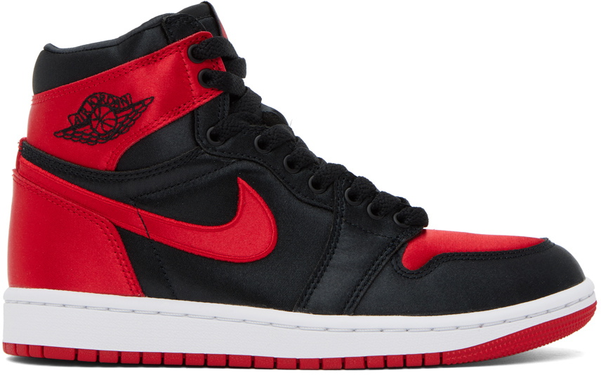 Nike Jordan Red & Black Air Jordan 1 Retro Sneakers Nike Jordan Brand