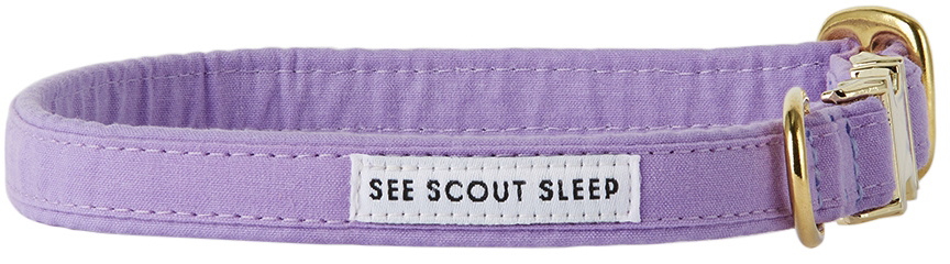 See Scout Sleep Purple Small Scot Dog Collar
