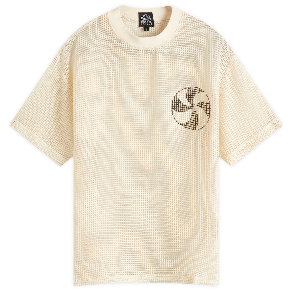 Heresy Women's Mesh T-Shirt in Ecru Heresy
