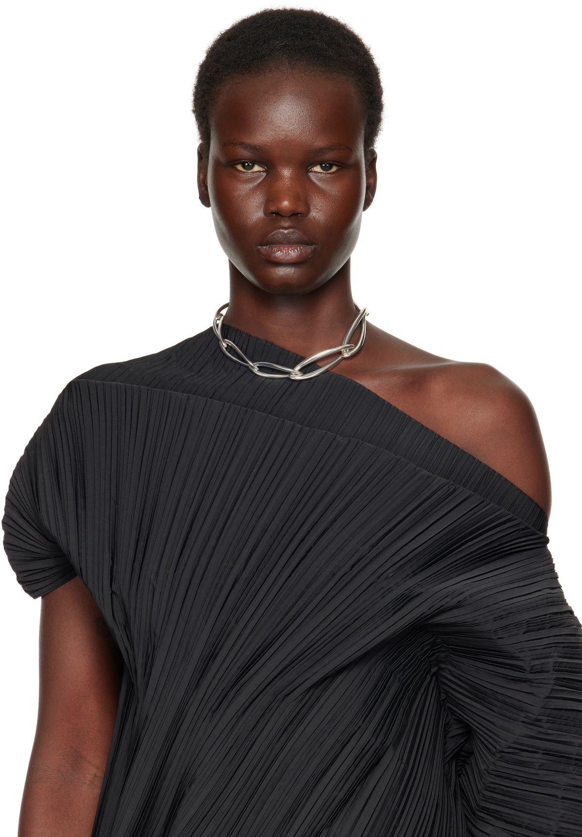 Sarah Madeleine Bru Silver Arum Necklace