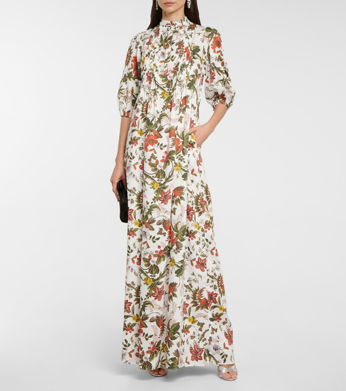 Erdem - Vacation Mustique floral cotton maxi dress Erdem