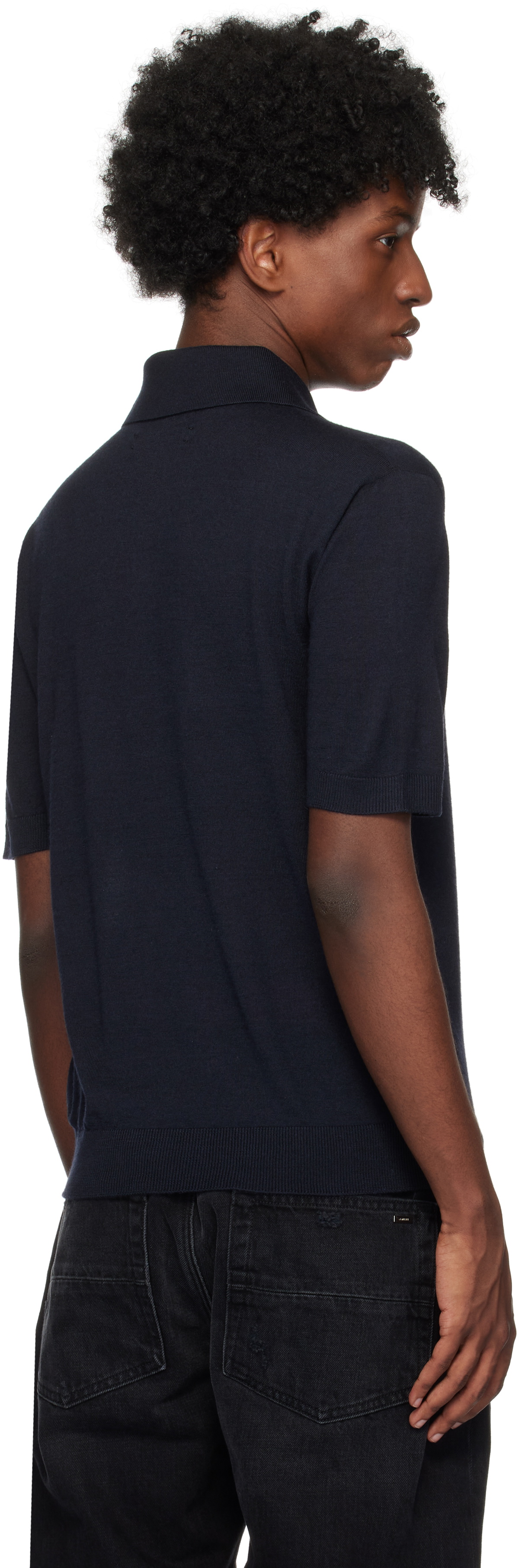 AMIRI Navy MA Polo Amiri