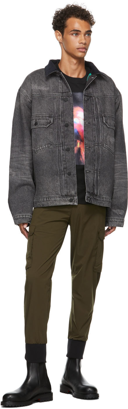 Boss Grey Denim Liberty Jacket BOSS