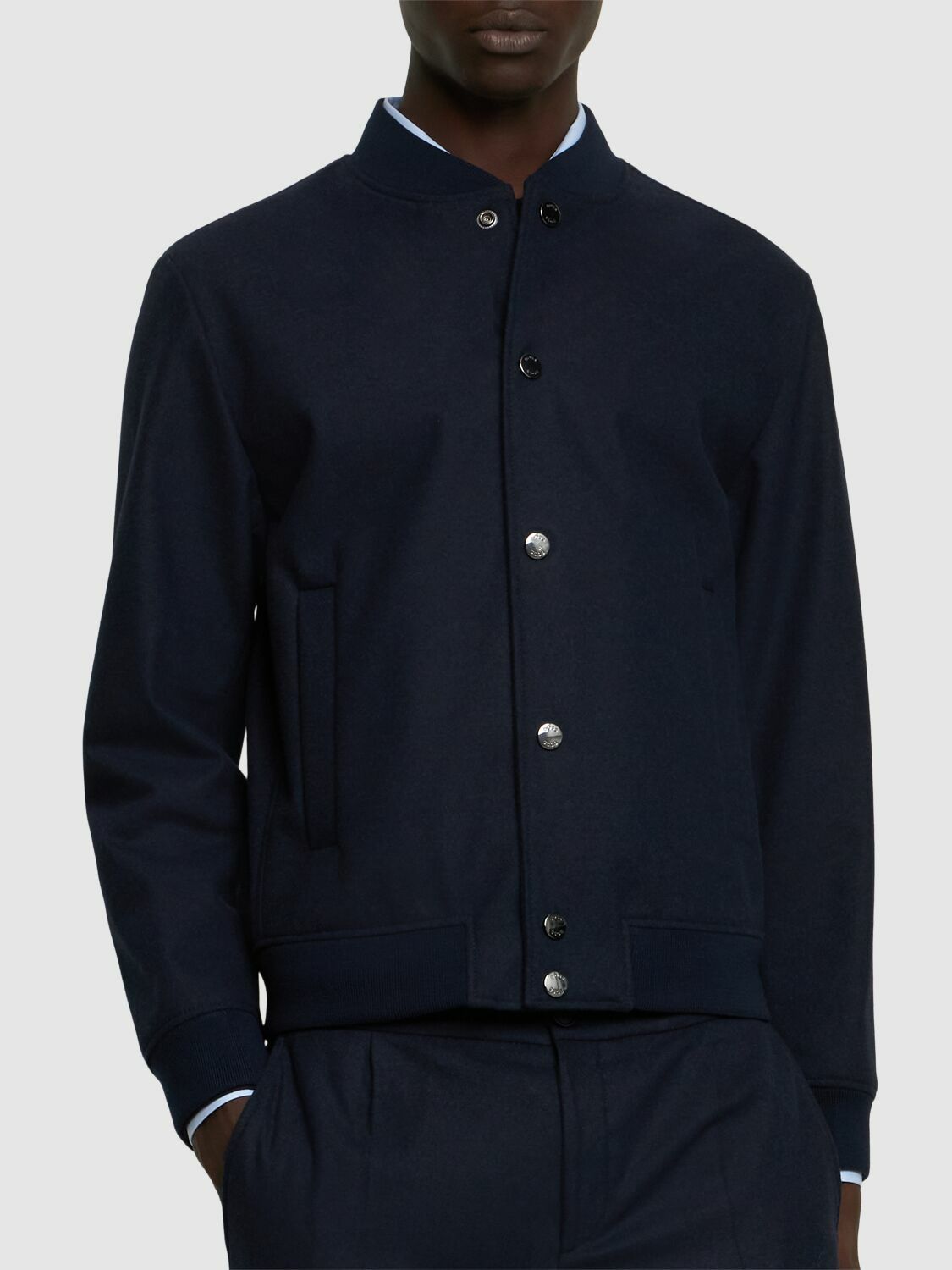 BOSS Wool Blend Bomber Jacket BOSS