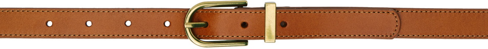 FRAME Brown Simple Art Deco Belt Frame Denim