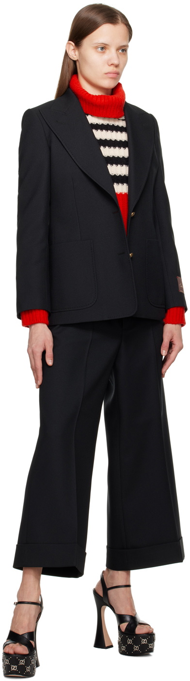 Gucci Black Fluid Blazer Gucci