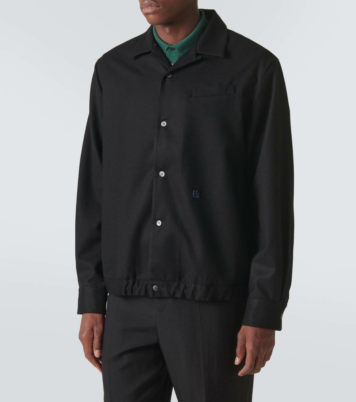 Givenchy Wool flannel overshirt Givenchy