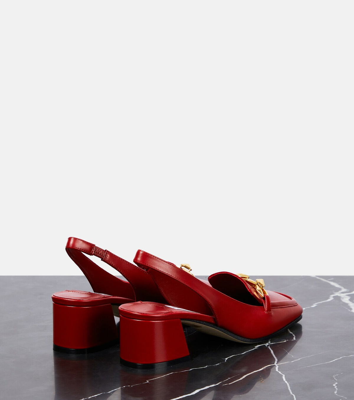 Jimmy Choo Diamond Tilda 45 patent leather slingback pumps Jimmy Choo