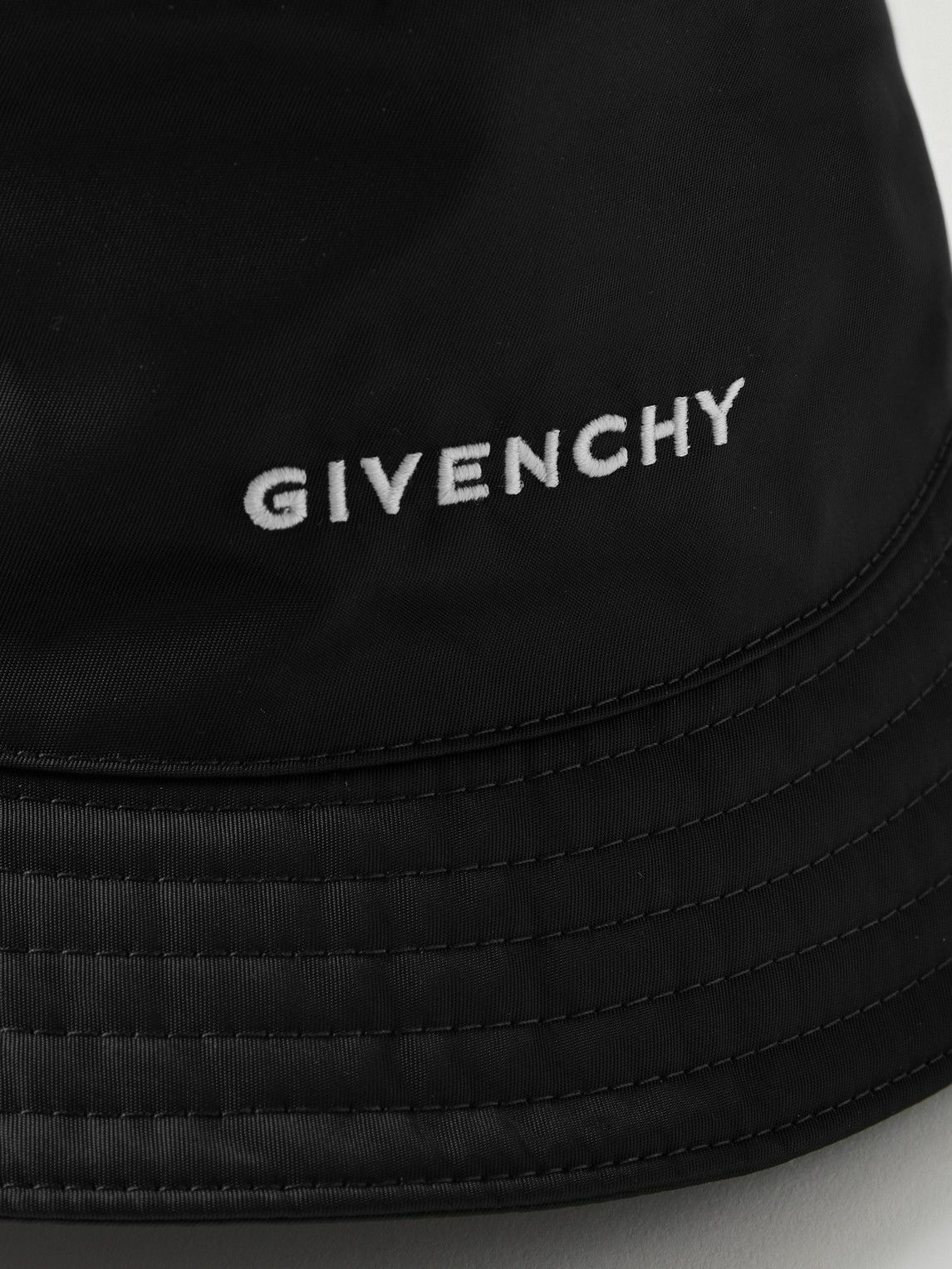 Givenchy - Logo-Embroidered Shell Bucket Hat - Black Givenchy