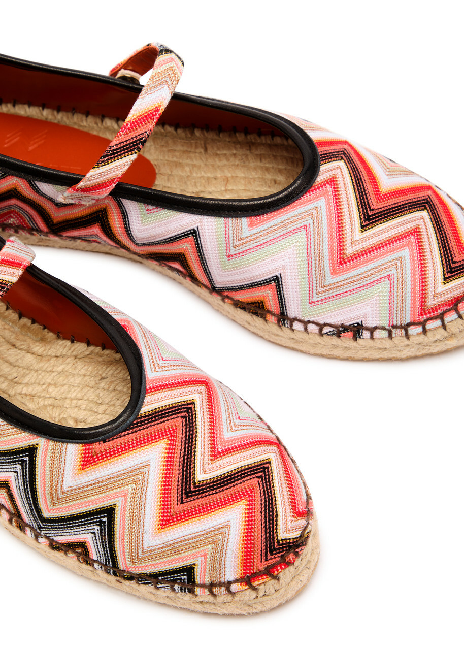 Missoni Lola Suede Espadrille Flats Multicoloured Missoni