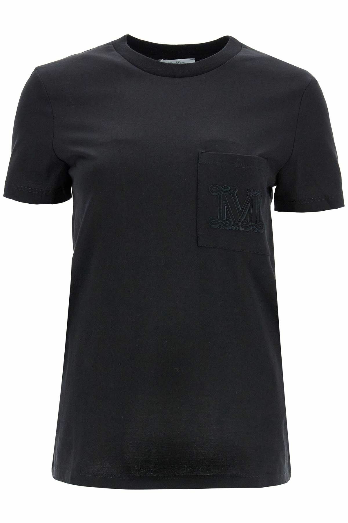 MAX MARA 'papaya' embroidered pocket Black Max Mara