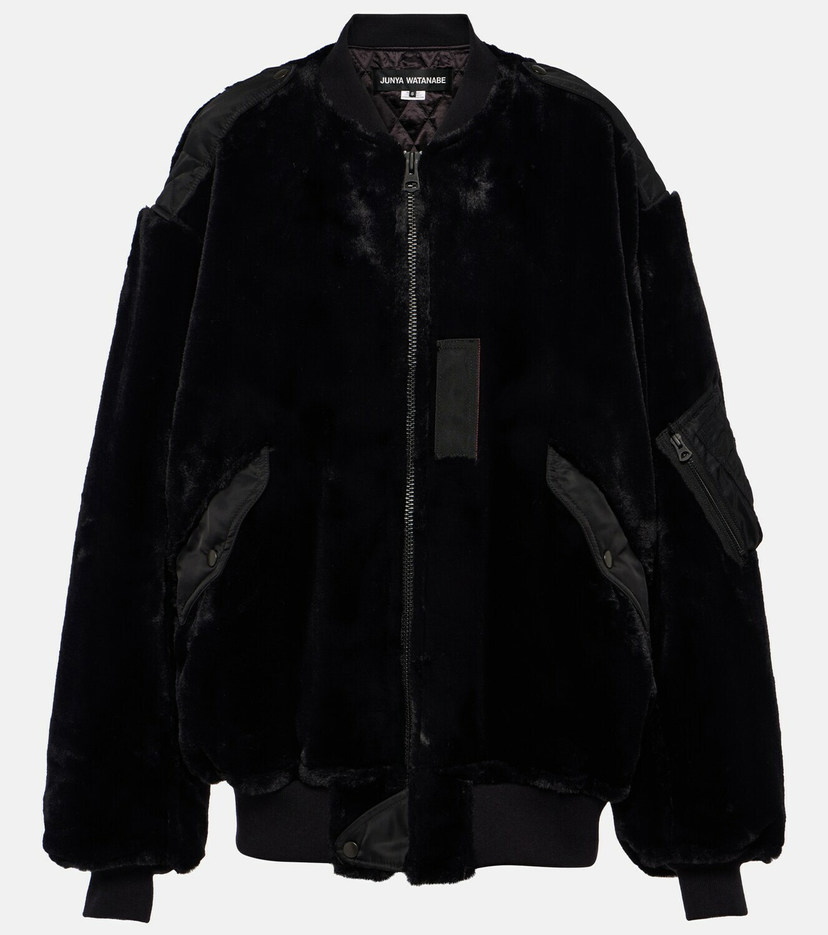 Junya Watanabe Oversized faux fur bomber jacket Junya Watanabe
