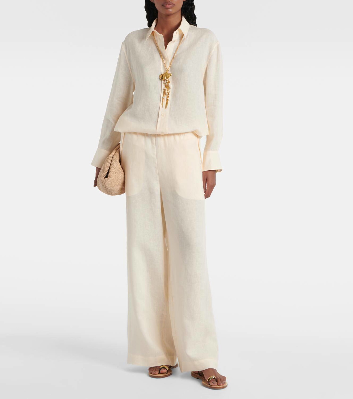 Eres Select linen wide-leg pants ERES