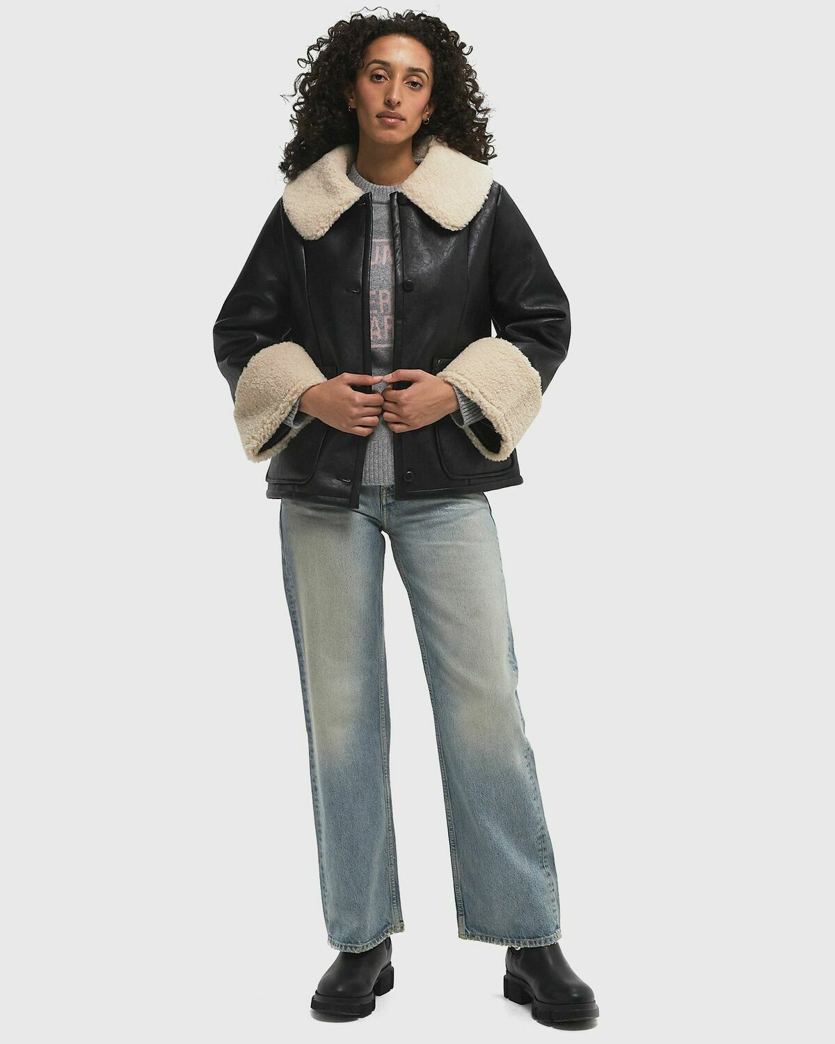 Baum und Pferdgarten BRONWEN Black Womens Bomber Jacket Baum und ...