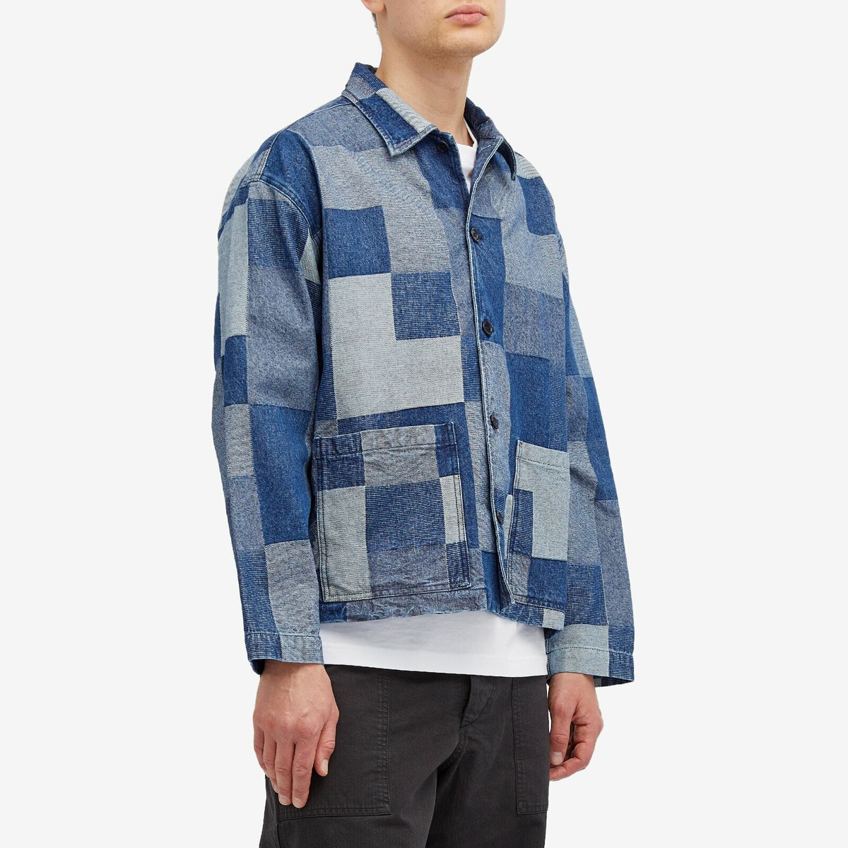 YMC Men's Pj Overshirt in Indigo YMC