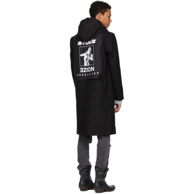 Diesel Black W-Dexter Coat Diesel