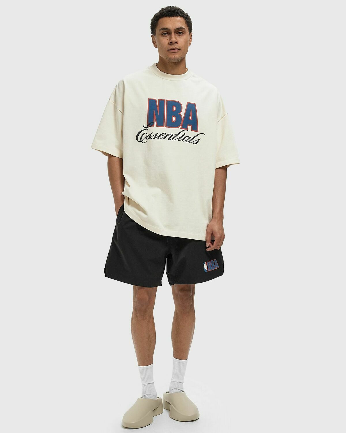 Fear of God Essentials NBA 90'S TEE White Mens Shortsleefe Fear Of God ...