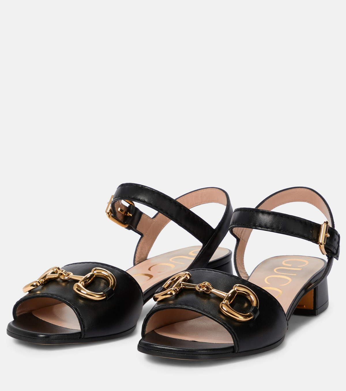 Gucci - Horsebit leather sandals Gucci