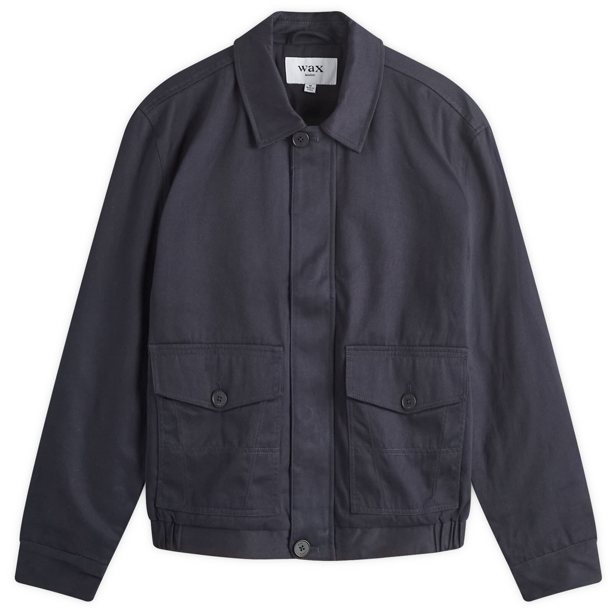 Wax London Men's Orkney Twill Jacket in Navy Wax London