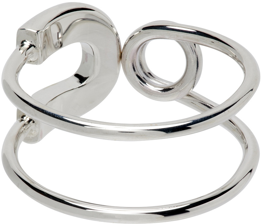 AMBUSH Silver Safety Pin Ring Ambush