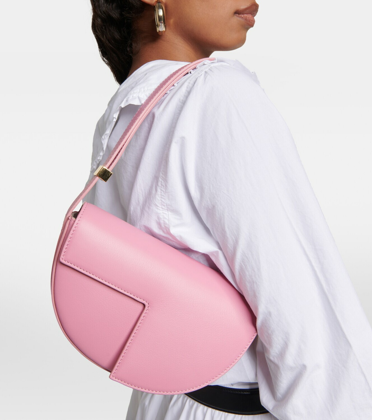 Patou Le Petit Patou Small leather crossbody bag Patou