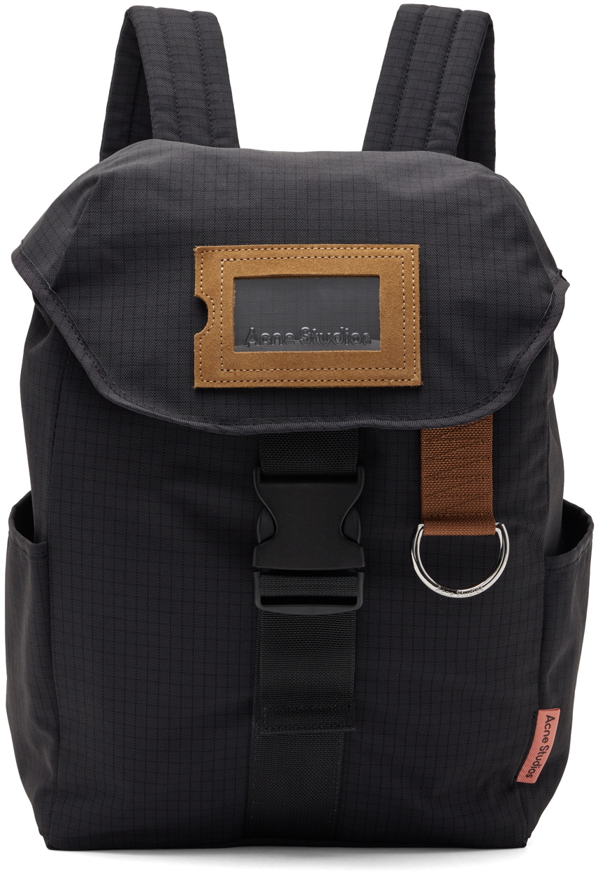 Acne Studios Black Large Backpack Acne Studios