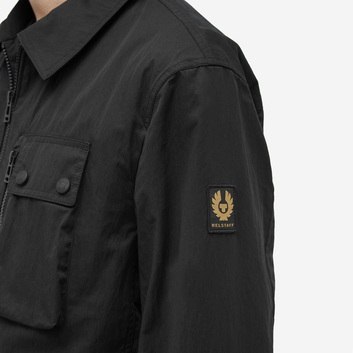 Belstaff Men's Rail Overshirt in Black Belstaff