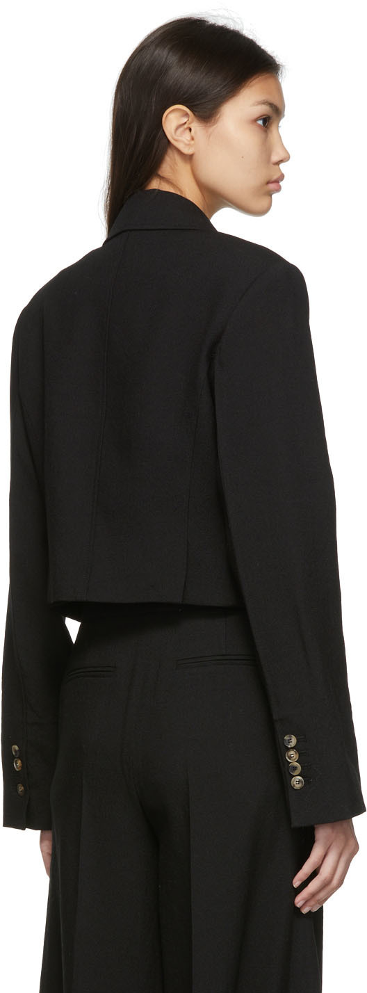 Recto Black Wool Hospel Jacket Recto