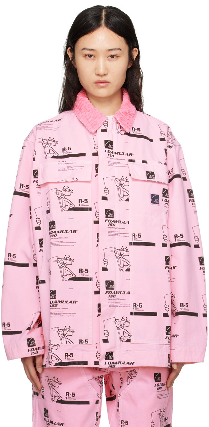 Sky High Farm Workwear Pink Insulation Jacket Sky High Farm Workwear