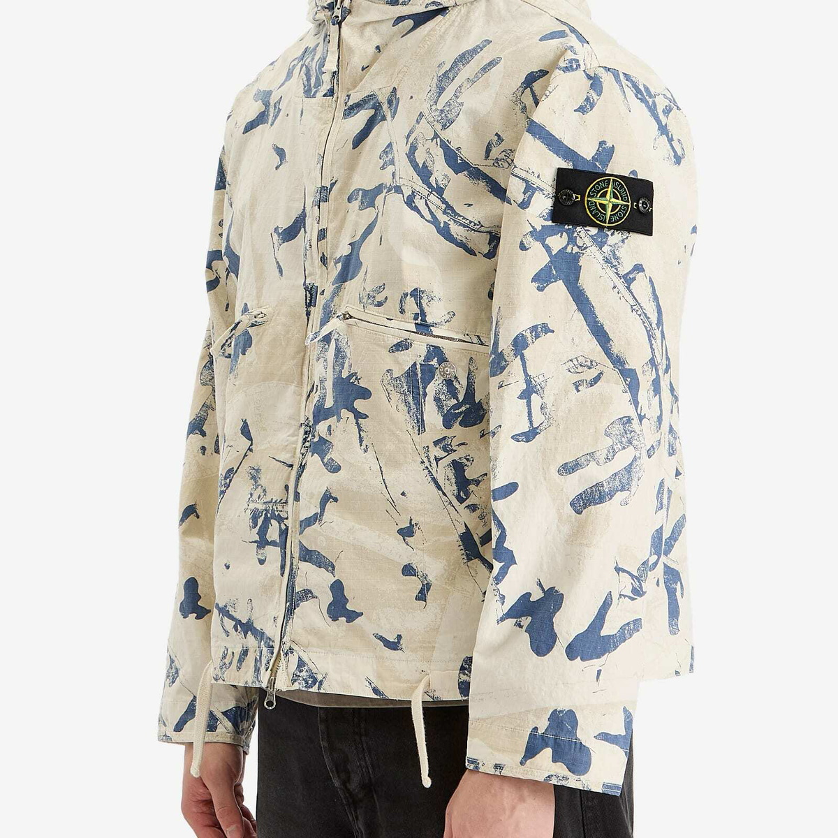 Stone Island Men's Scan Camo Stretch Ripstop-OVD Short Parka Jacket in ...
