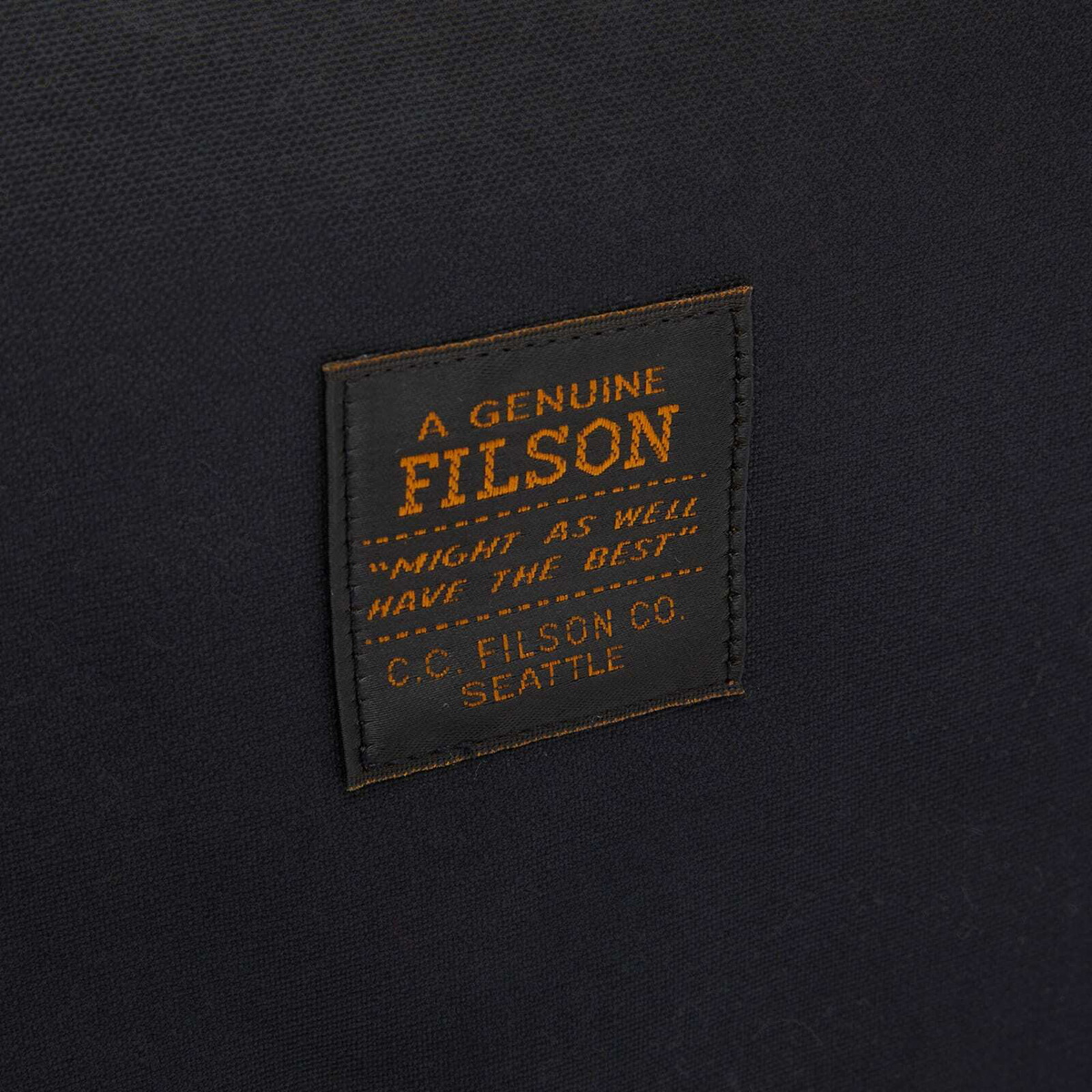 Filson Men's Tin Cloth Medium Duffle Bag in Navy Filson
