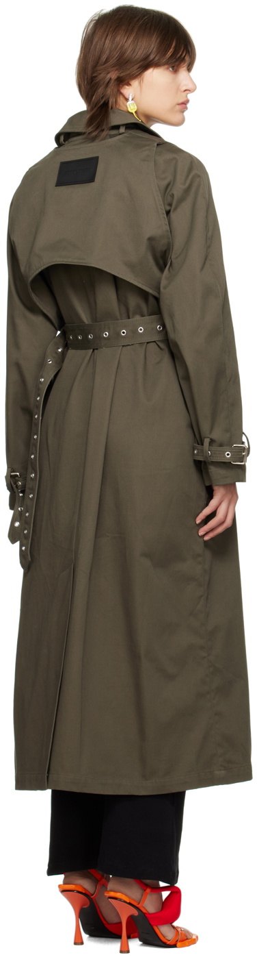 Ottolinger Khaki Otto Wrap Trench Coat Ottolinger