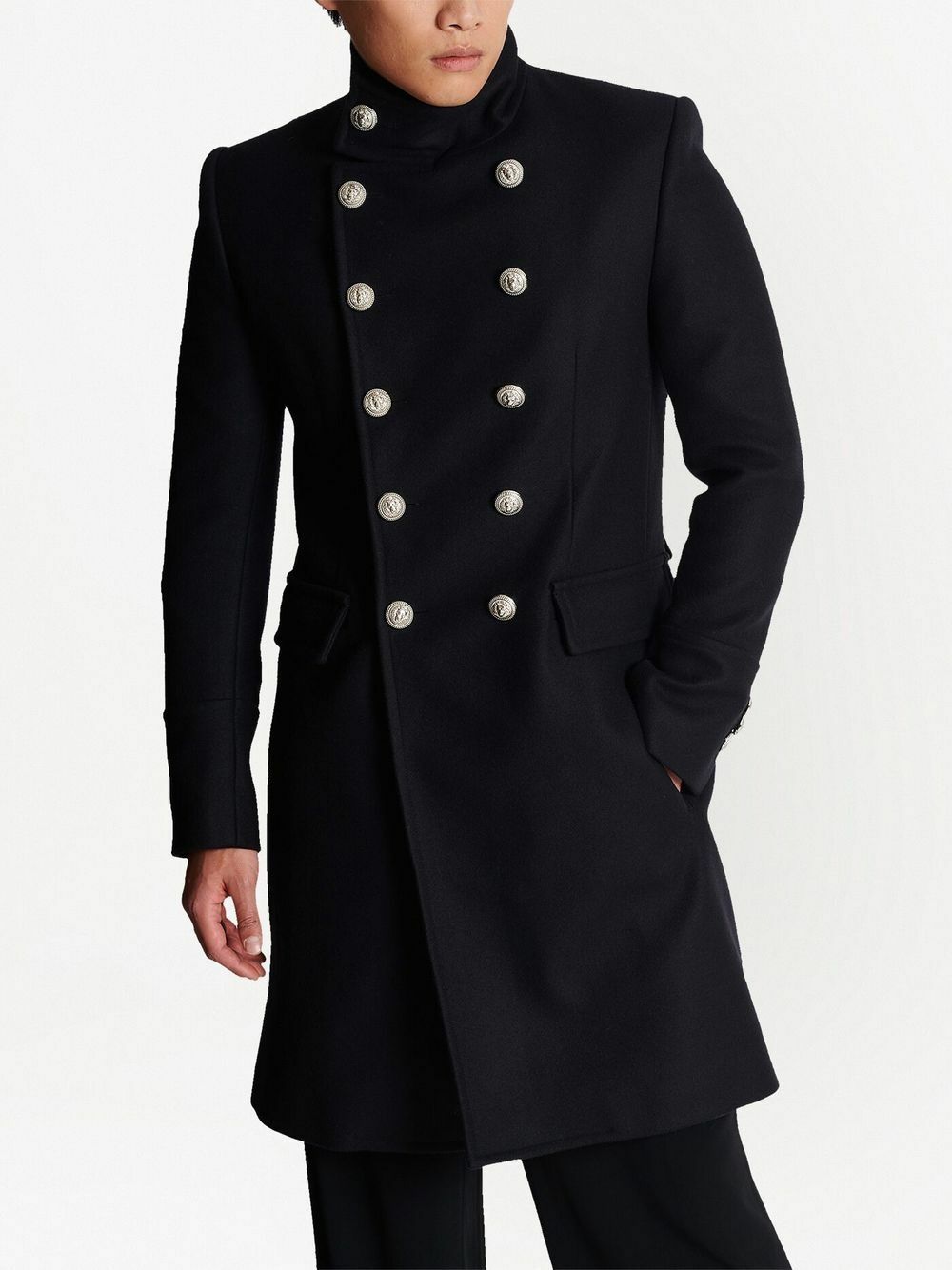 BALMAIN - Wool Coat Balmain