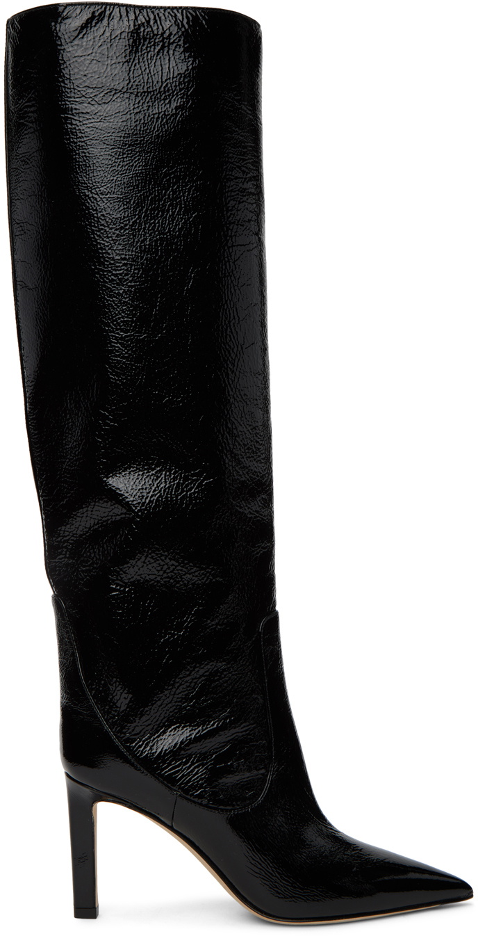 Jimmy Choo Black Mavis 85 Tall Boots Jimmy Choo