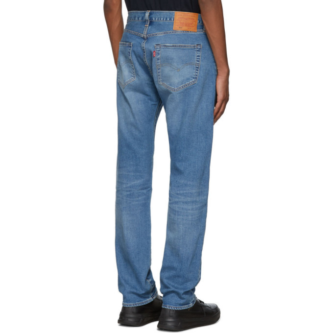 Levis Blue 501 Original Fit Jeans Levis