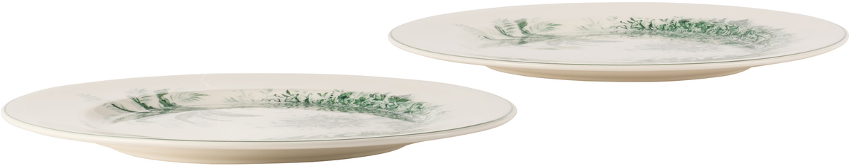 Laboratorio Paravicini White Gardens 08 Dinner Plate Set