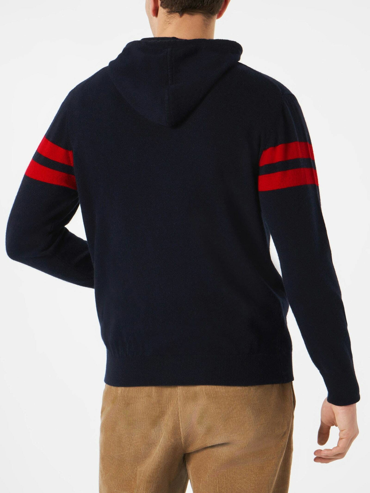 MC2 Saint Barth Knitted Hoodie With St. Barth Print MC2 Saint Barth