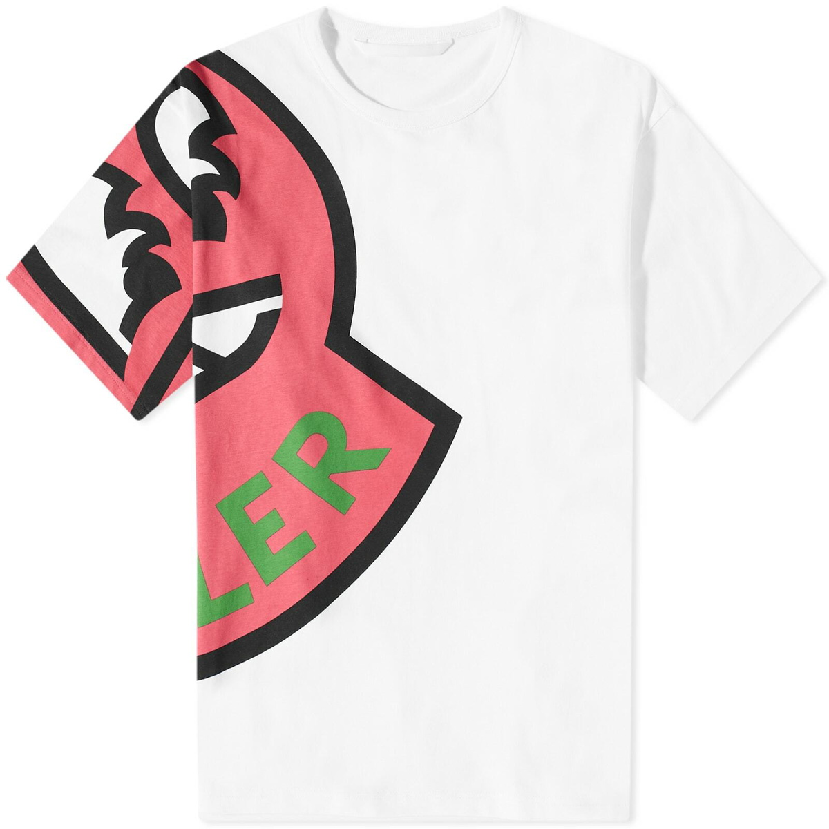 Moncler Men's Logo T-Shirt in White Moncler