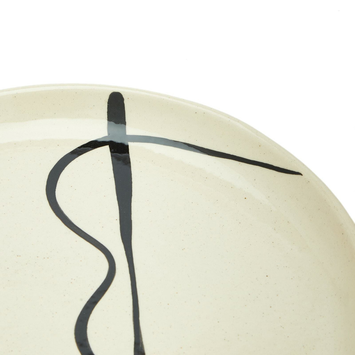 The Conran Shop Mono Pattern Side Plate in Black/White The Conran Shop
