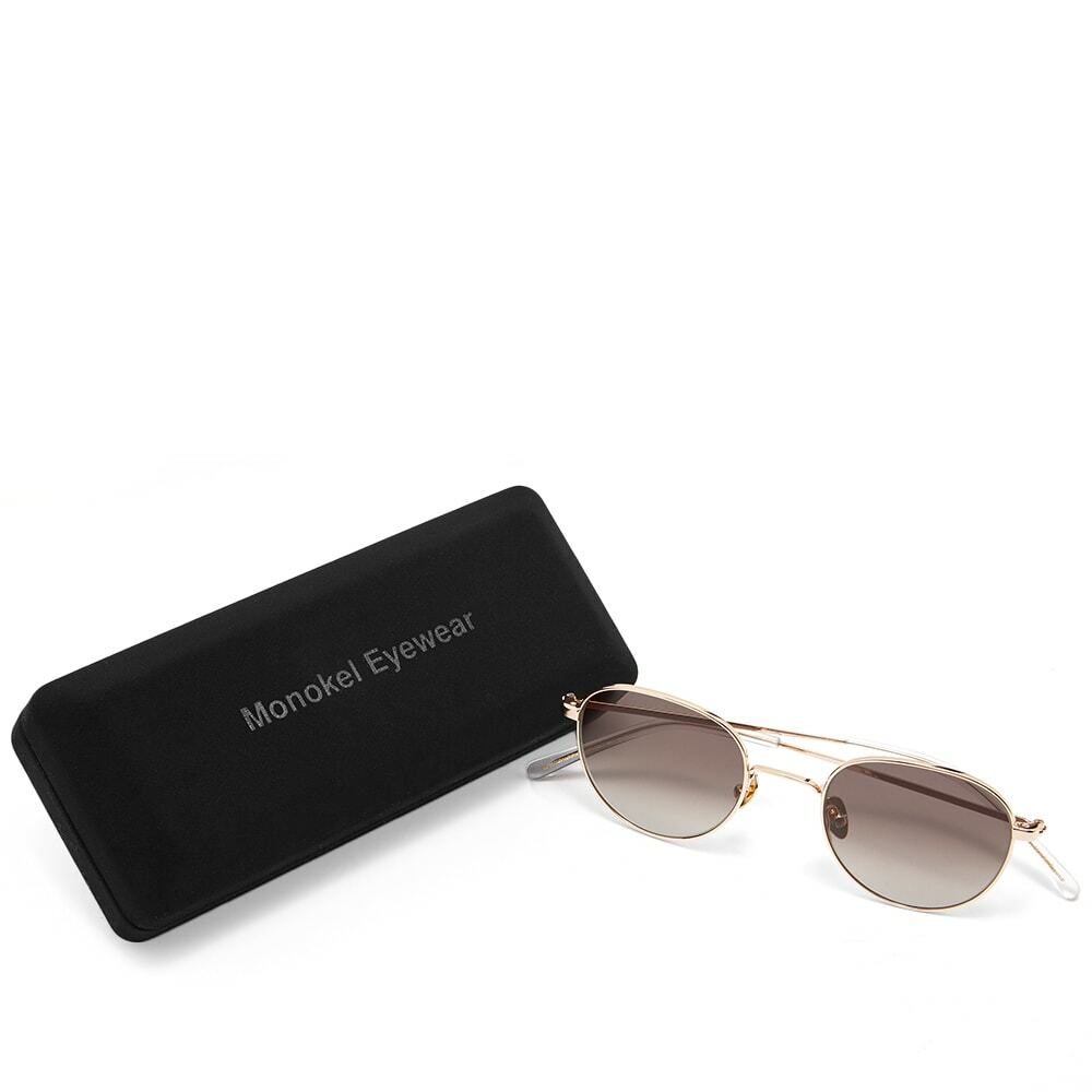 Monokel Men's Rio Sunglasses in Gold/Grey Gradient Monokel