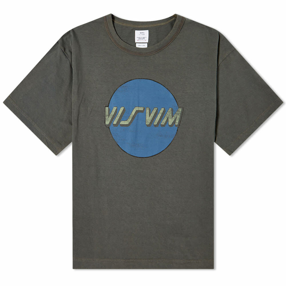 Visvim Women's Jumbo Graphic T-Shirt in Charcoal Visvim