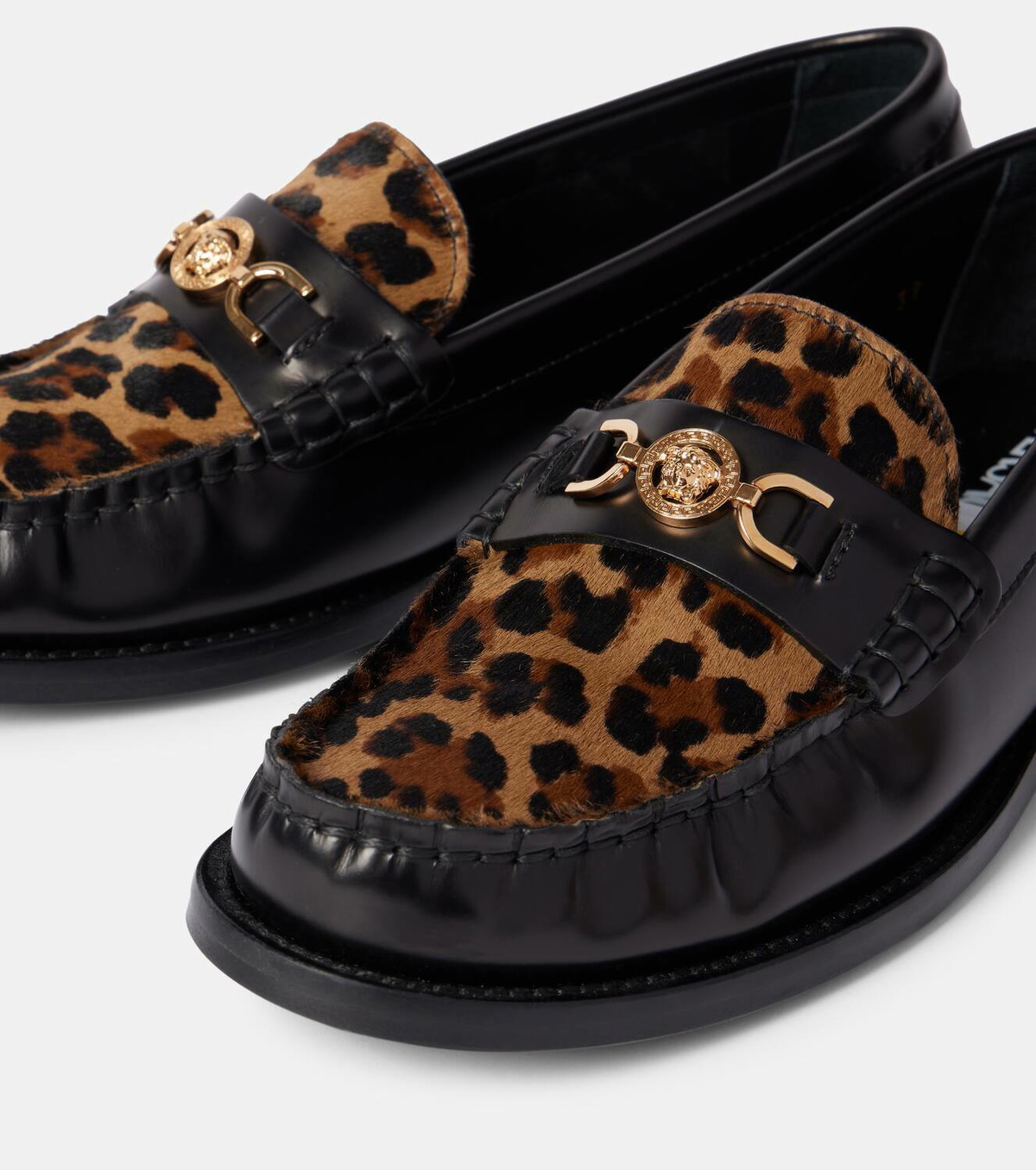 Versace Medusa '95 leopard-print loafers Versace
