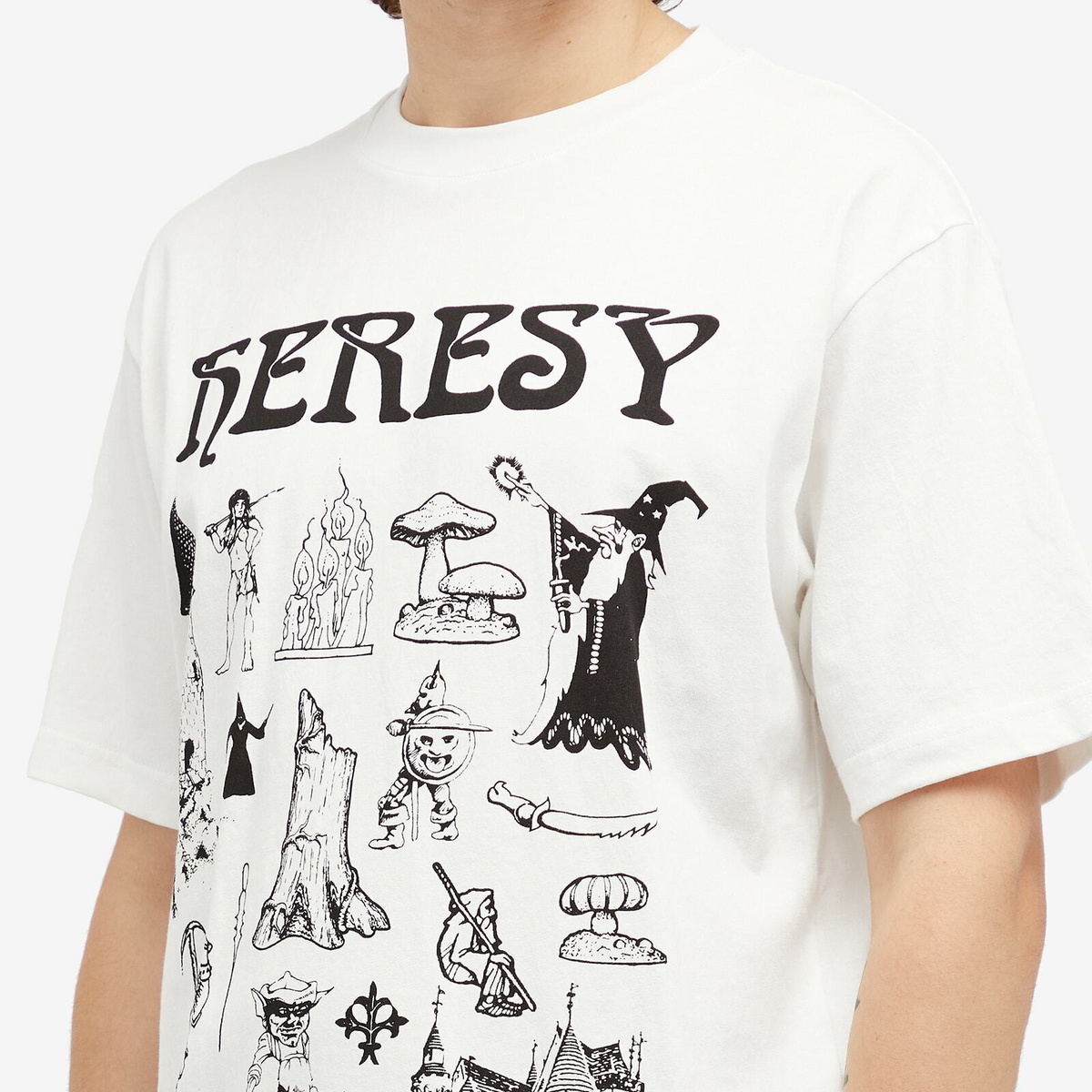 Heresy Men's Enthusiast T-Shirt in Ecru Heresy