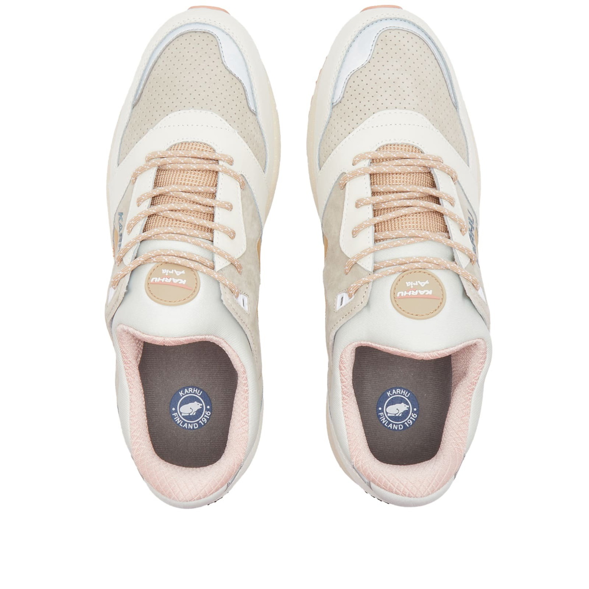 Karhu Men's Aria 95 Sneakers in Lilly White/Curry Karhu