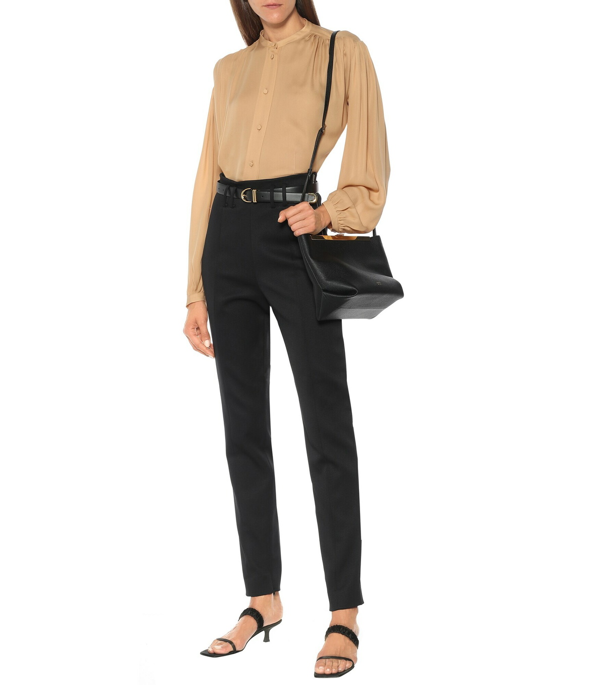 Khaite - Denny silk georgette blouse Khaite