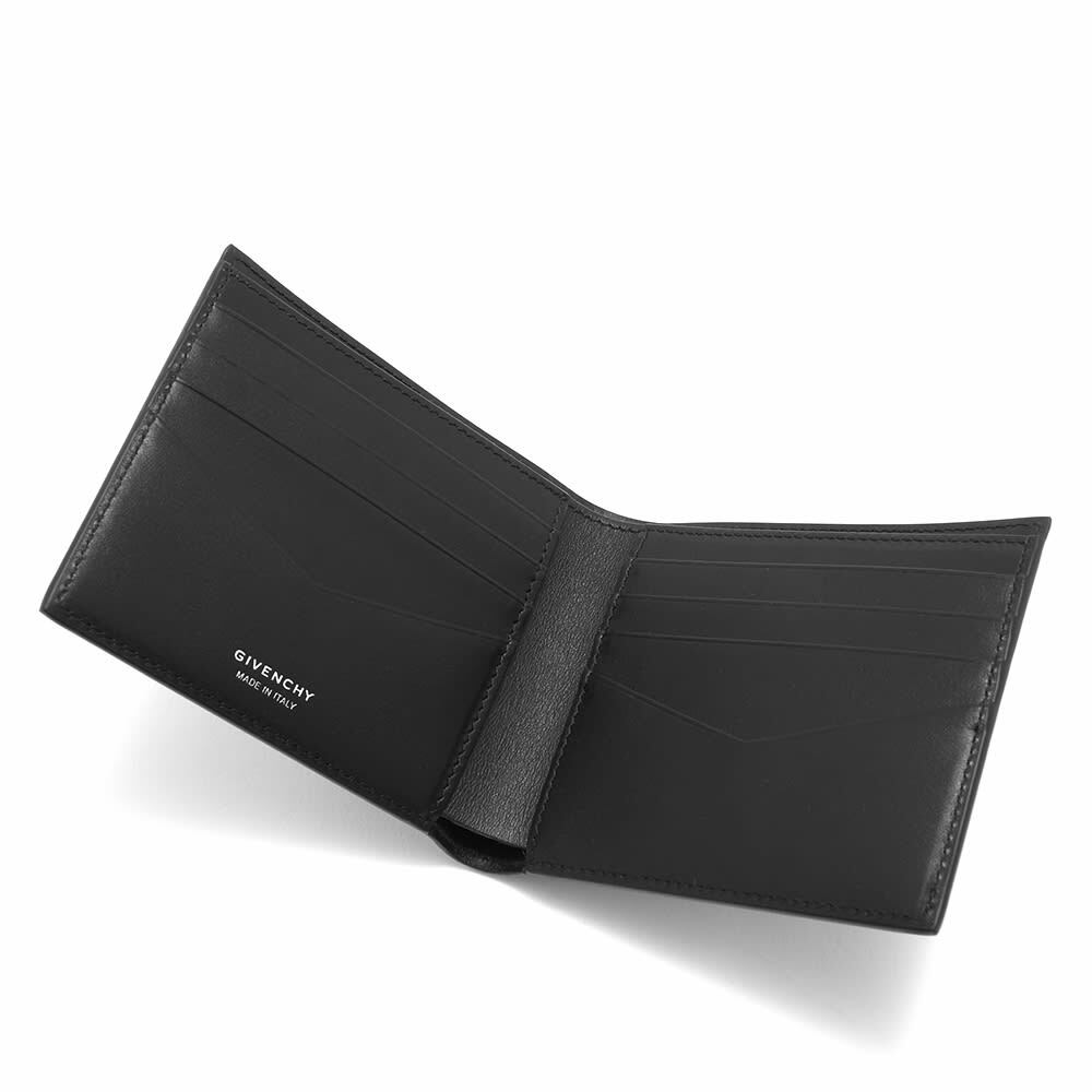 Givenchy Men's Text Logo Billfold Wallet in Black Givenchy