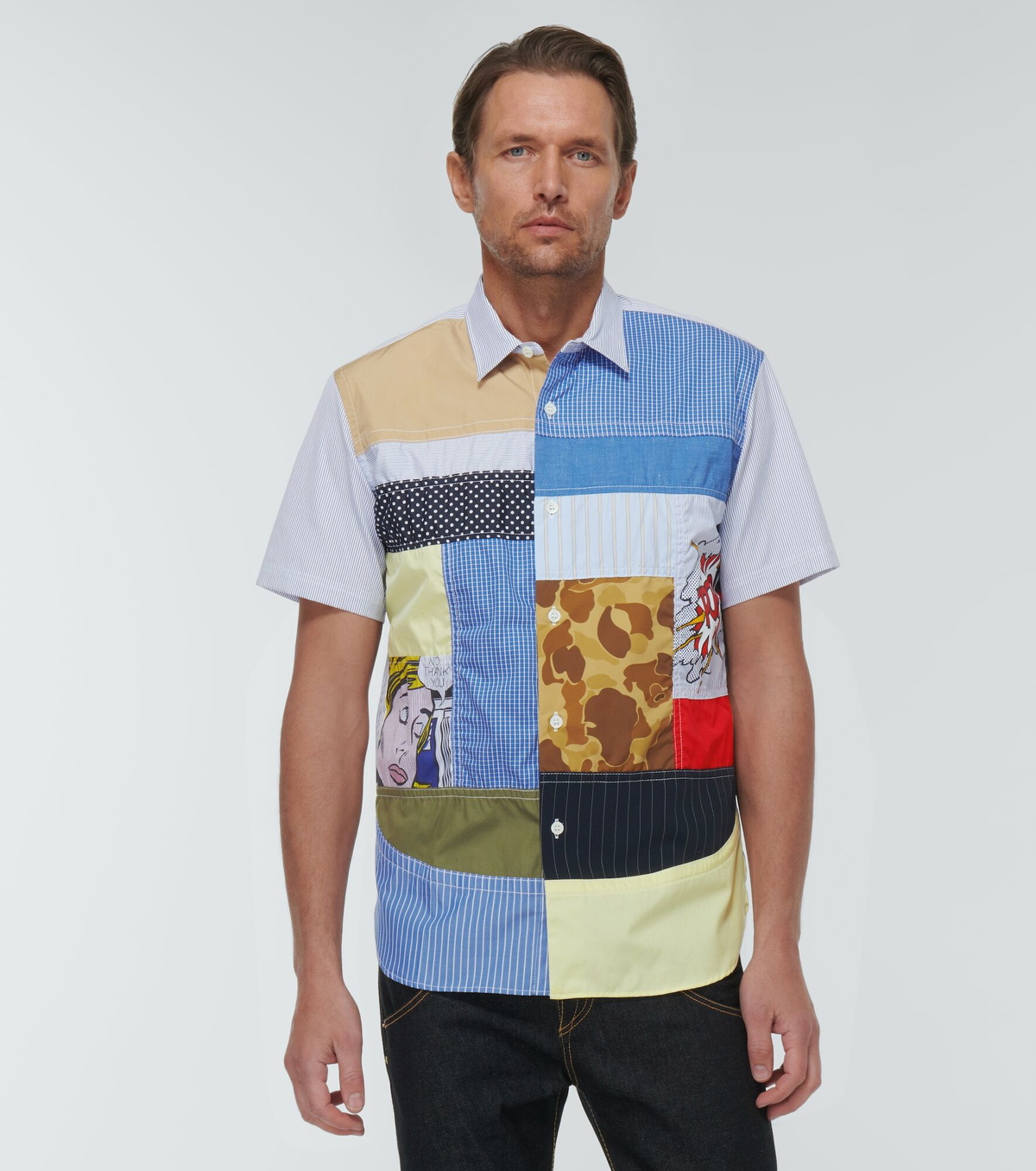 Junya Watanabe - x Roy Lichtenstein cotton shirt Junya Watanabe